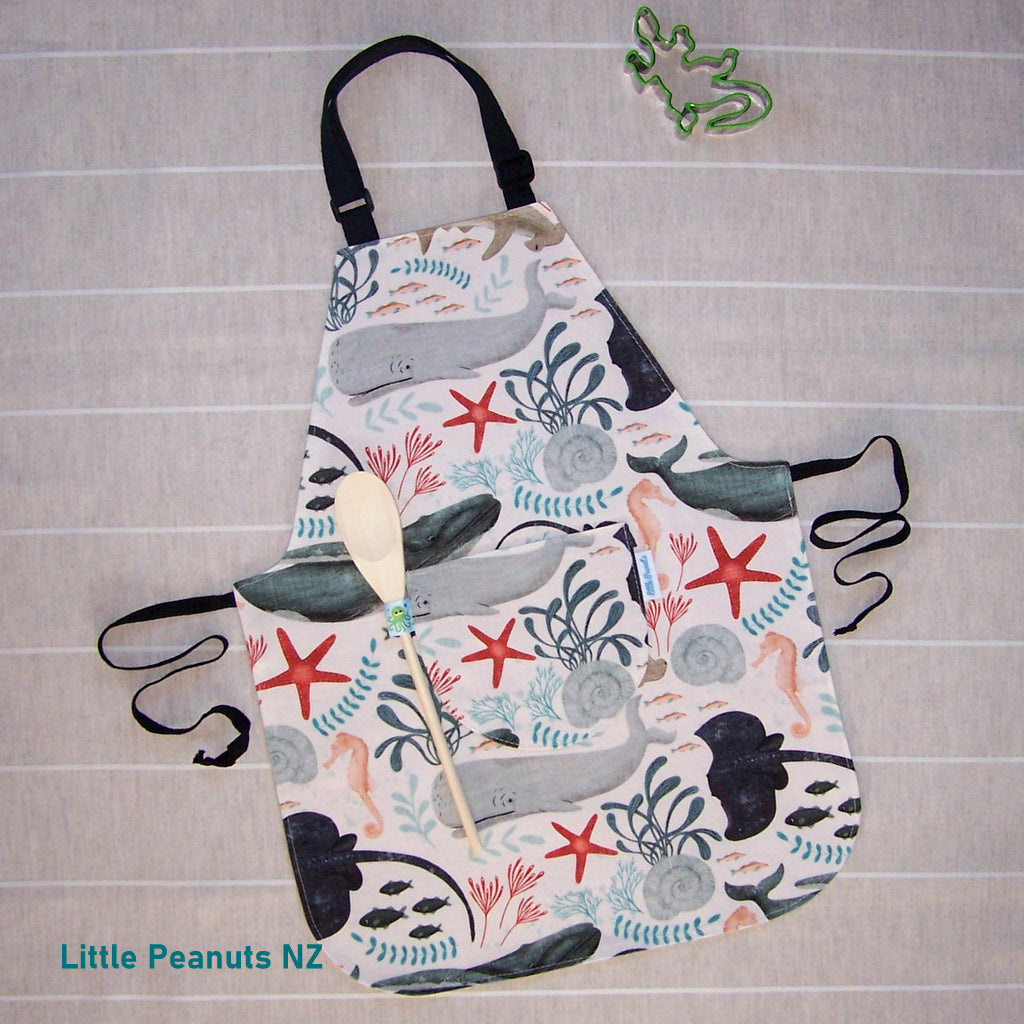 Apron - Ocean Life – Little Peanuts NZ