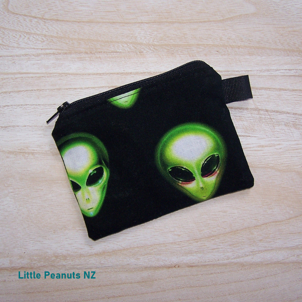 Coin/Card purse - Alien – Little Peanuts NZ